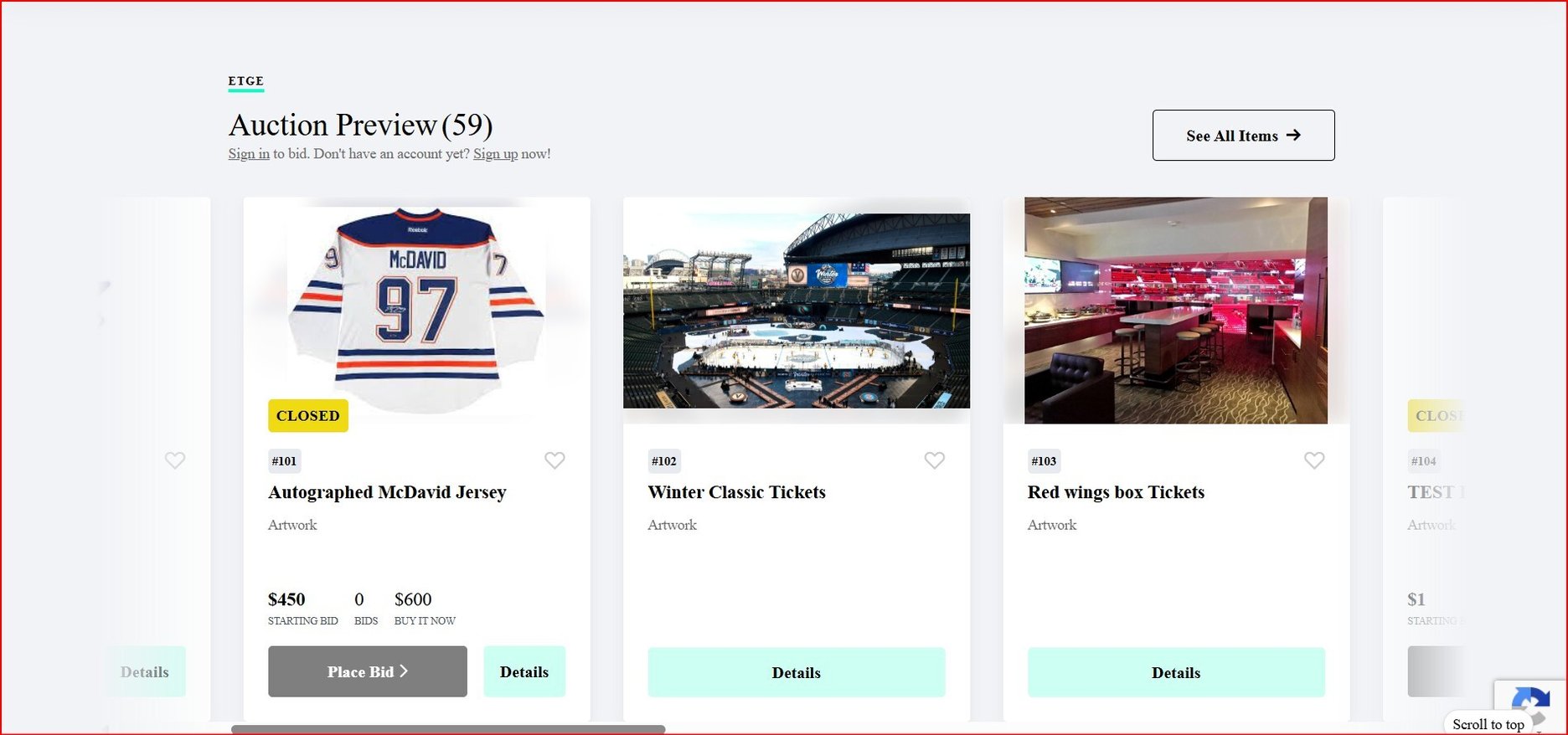 🖥️ How to Add an Auction Preview
